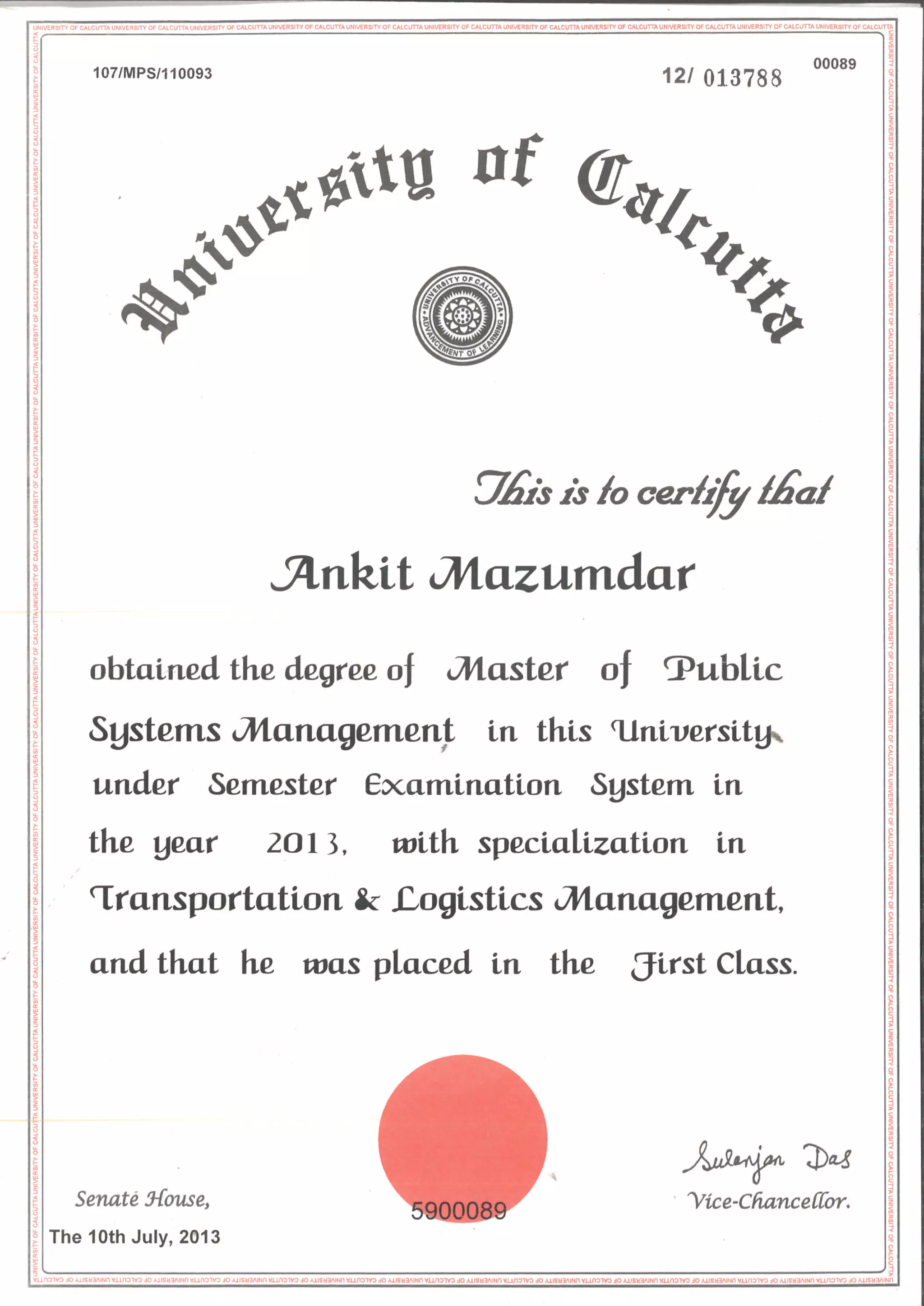 Master's Certificate | PDF