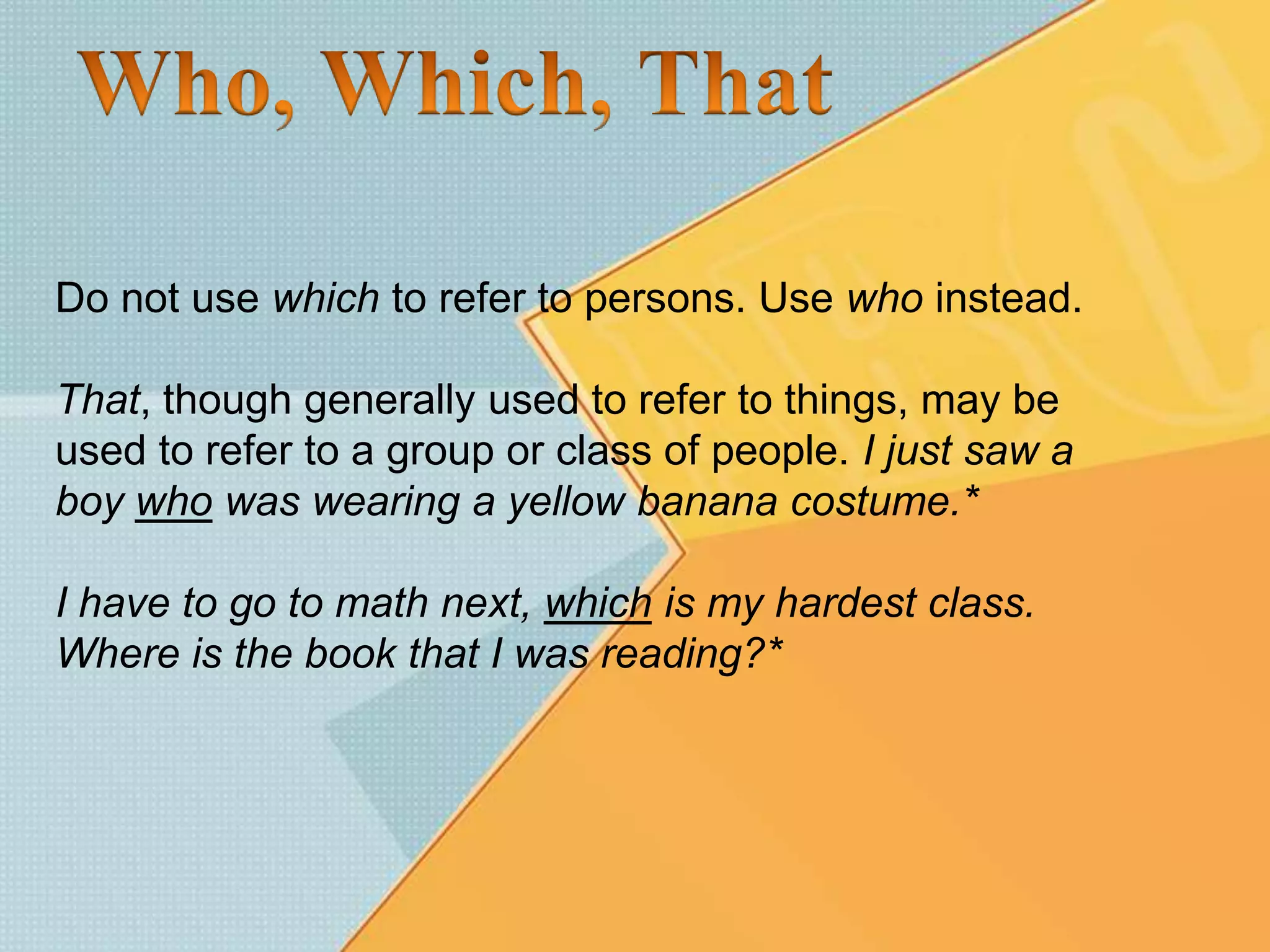 15 Commonly Misused Words | PPTX