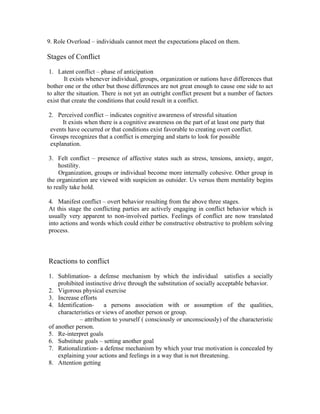 15 conflict management | DOC | War and Conflicts