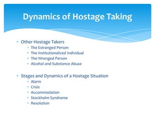 15 crisis hostage negotiation | PPTX