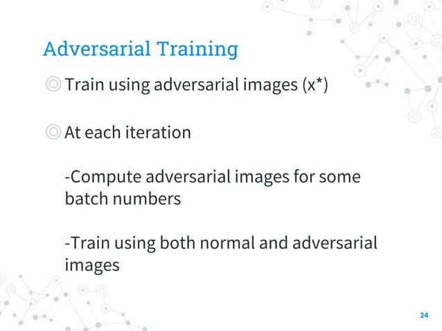 Adversarial machine learning | PPTX | Technology & Computing