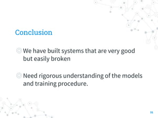 Adversarial machine learning | PPTX | Technology & Computing