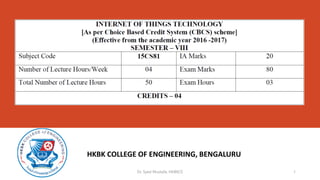 15CS81- IoT Module-2 | PDF