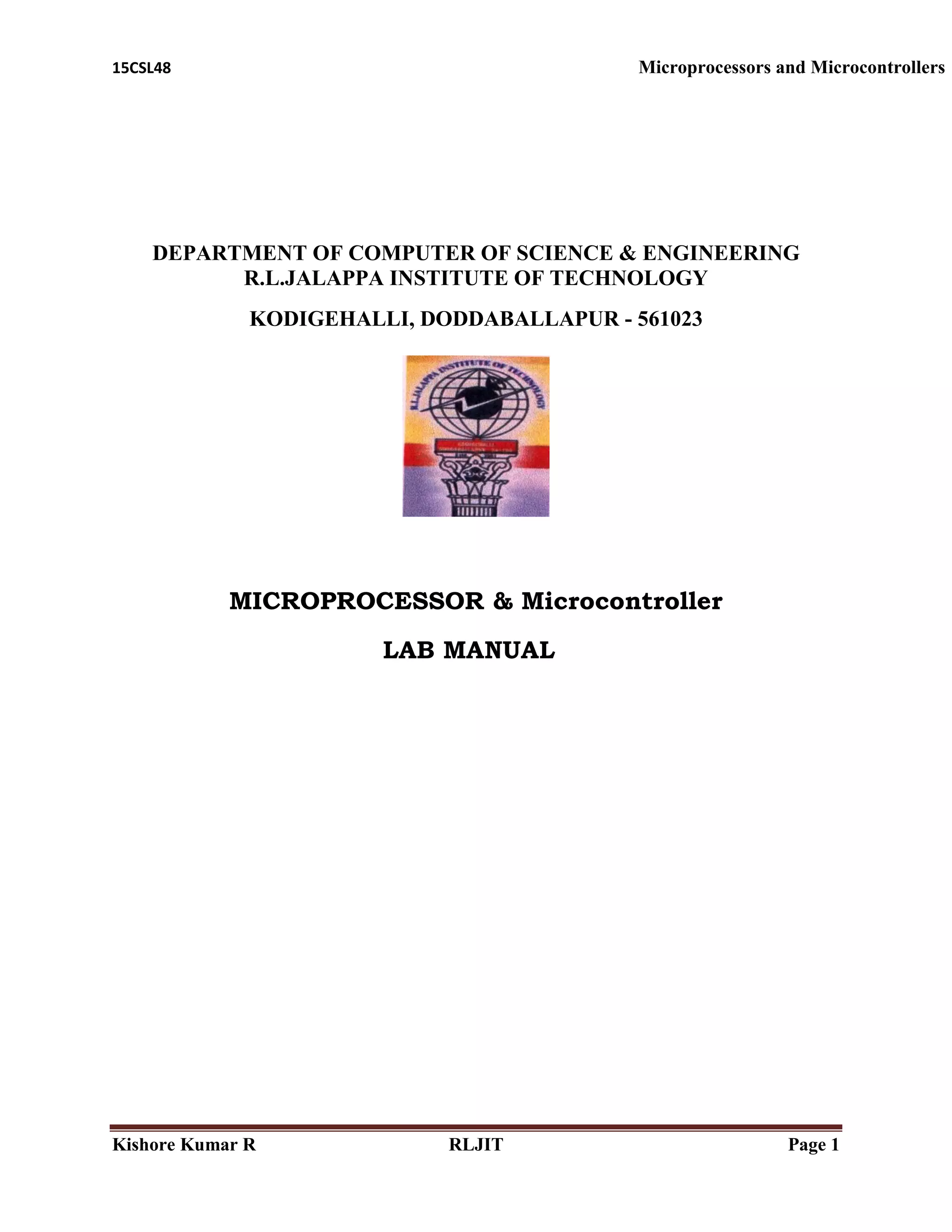 15CSL48 MP&MC manual | PDF