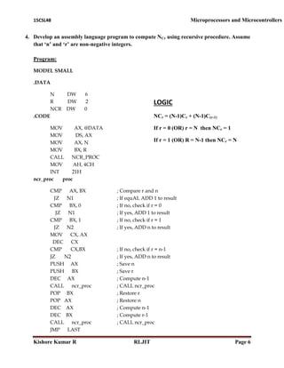 15CSL48 MP&MC manual | PDF