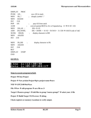 15CSL48 MP&MC manual | PDF