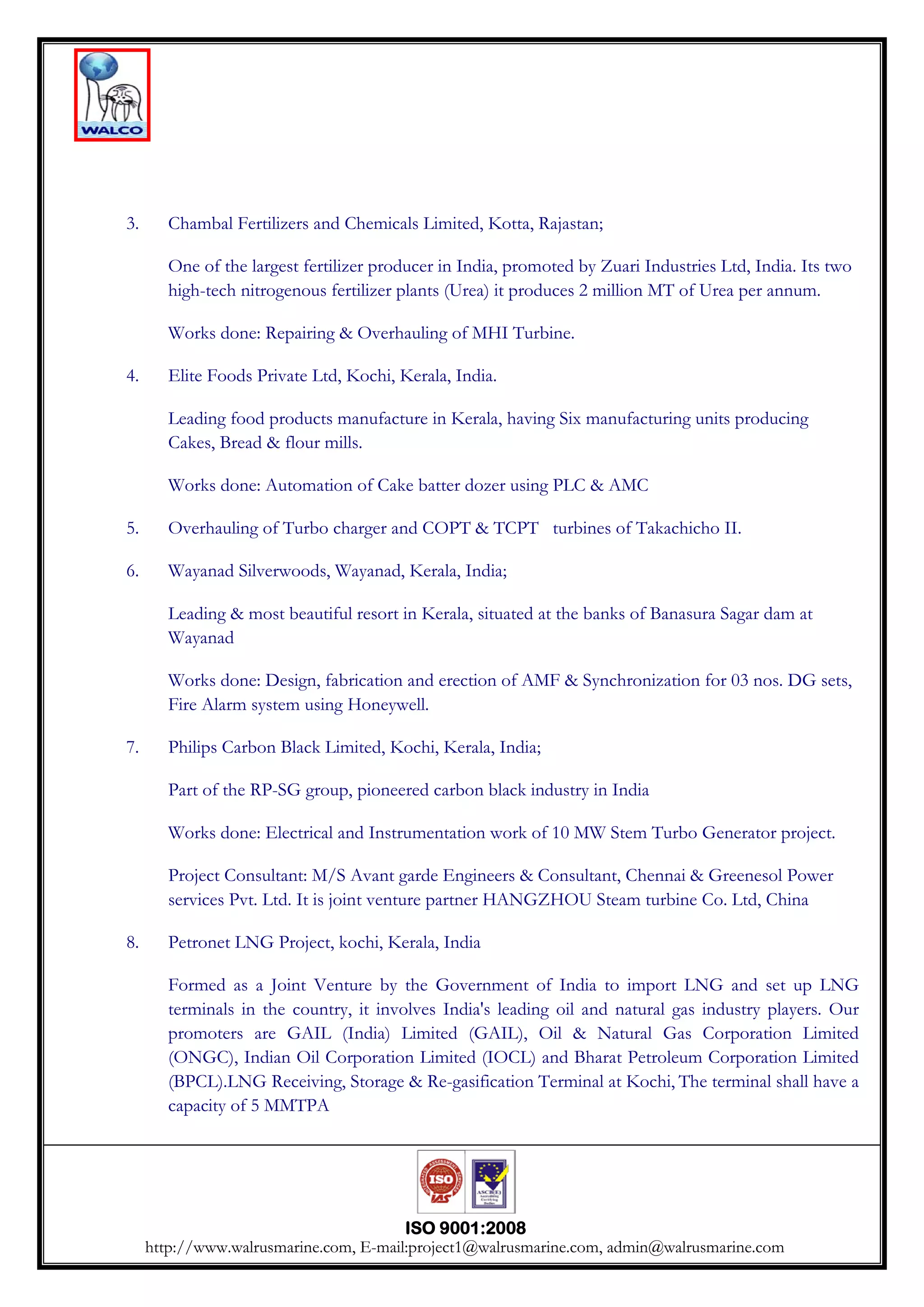 WALCO PROFILE (1) (3) | PDF | Manufacturing Industry | Industries