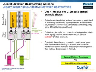 Quintel - David Barker CTO Base Station Antenna Evolution and ...
