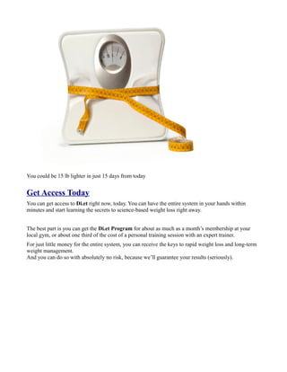 15 day diet plan | PDF