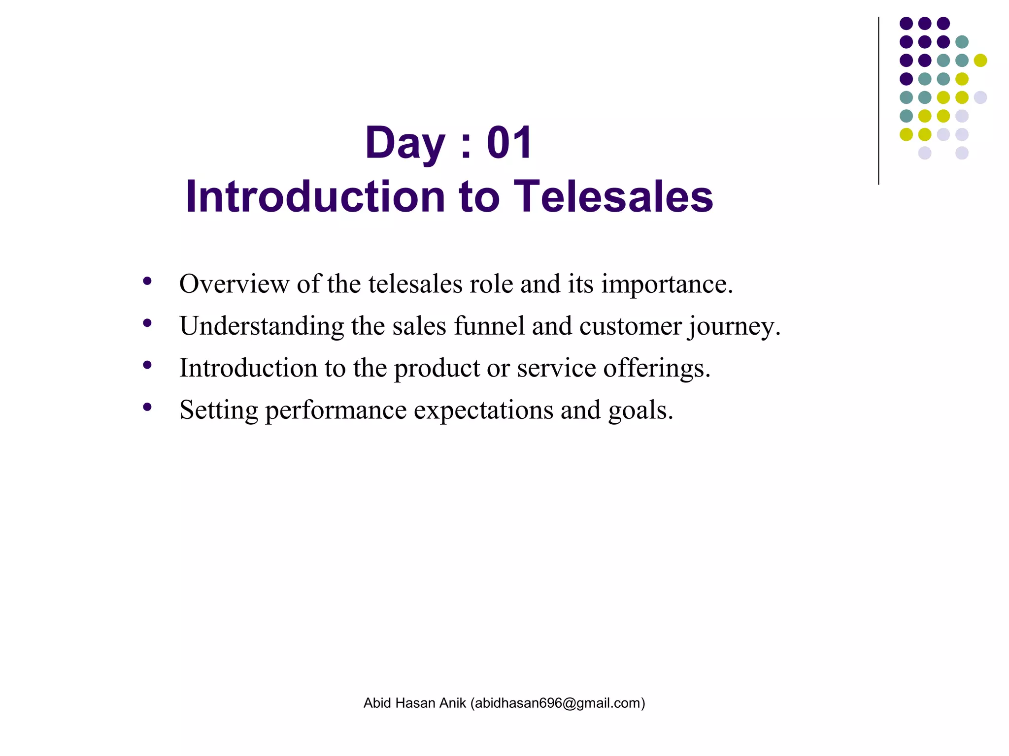 15 Days Telesales Training | PDF