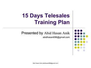 15 Days Telesales Training | PDF | Sales | Business
