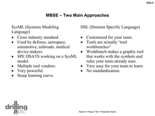 Using Model-Based Systems Engineering for Rig-Level Safety Automation | PPT