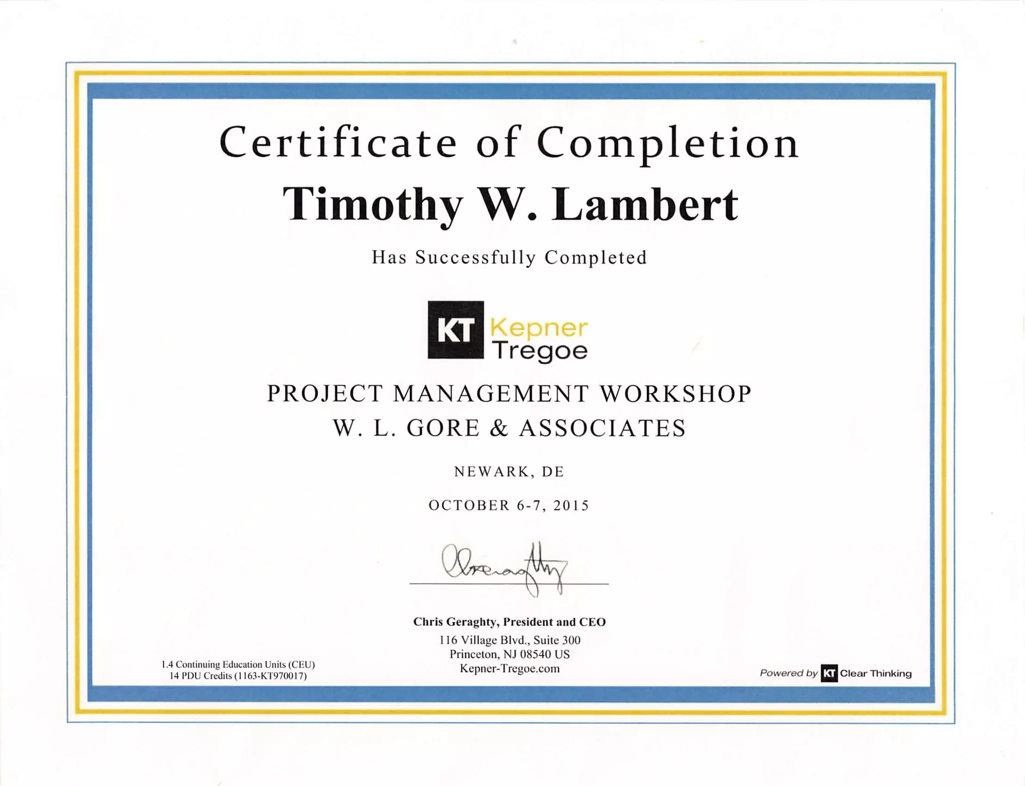 KT Project Management | PPT
