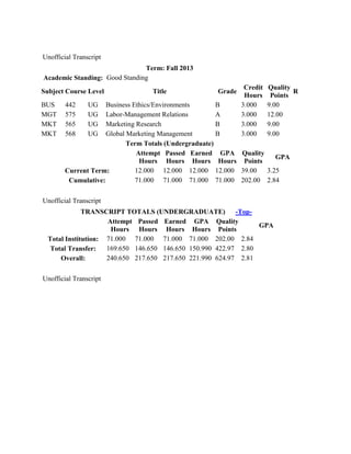 STUDENT INFORMATION MSU | PDF | Undergraduate Education | College Education