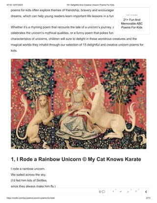 15+ Delightful And Creative Unicorn Poems For Kids.pdf