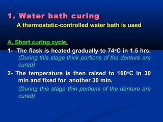 denture base materials dental material | PPT