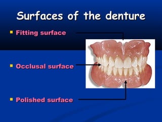 denture base materials dental material | PPT