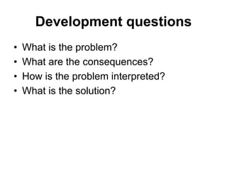15 development issues | PPT