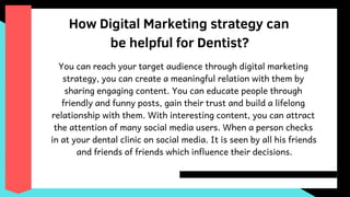 15 digital marketing tips for dentist | PPT