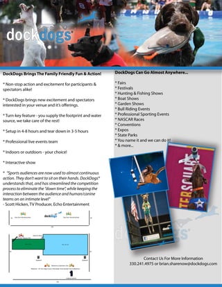 15 dock dogs media kit for brian sharenow - new | PDF