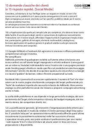 15 domande classiche dei Clienti e 15 risposte rapide | PDF