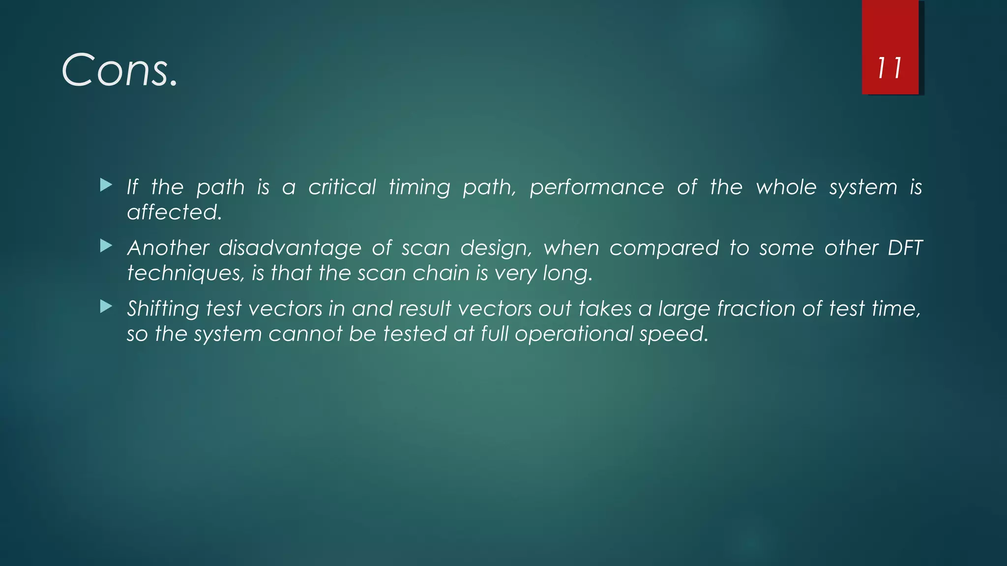 Level sensitive scan design(LSSD) and Boundry scan(BS) | PPT