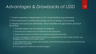 Level sensitive scan design(LSSD) and Boundry scan(BS) | PPT