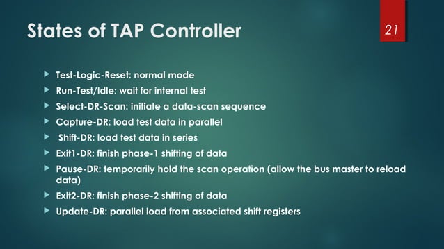 Level sensitive scan design(LSSD) and Boundry scan(BS) | PPT