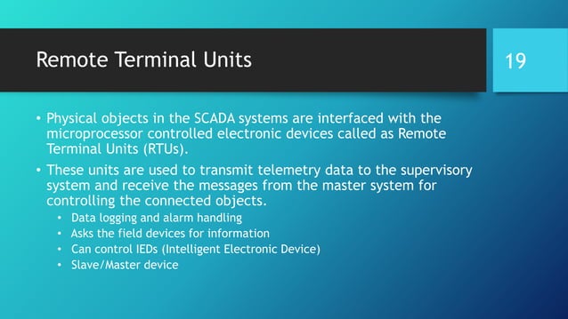 Introduction to SCADA | PPTX | Operating Systems | Computer Software ...