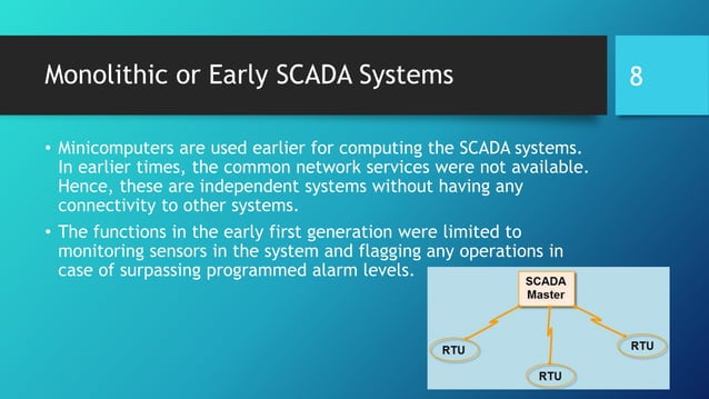 Introduction to SCADA | PPTX | Operating Systems | Computer Software and Applications