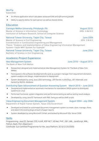 Resume_2016Aug | PDF | Cloud Computing | Internet