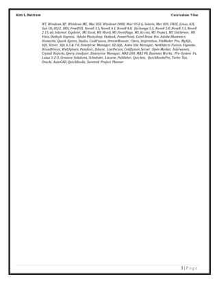 KIM BUTTRAM 2015 RESUME | DOCX