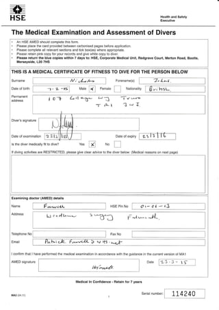 Certificates compressed 2015 | PDF | Scuba Diving | Extreme Sports