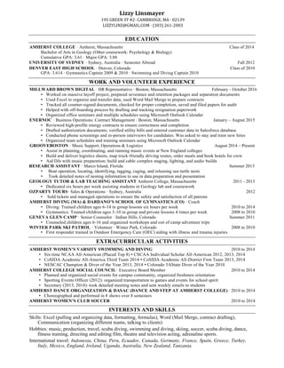 Lizzy Linsmayer (October 2016) | PDF