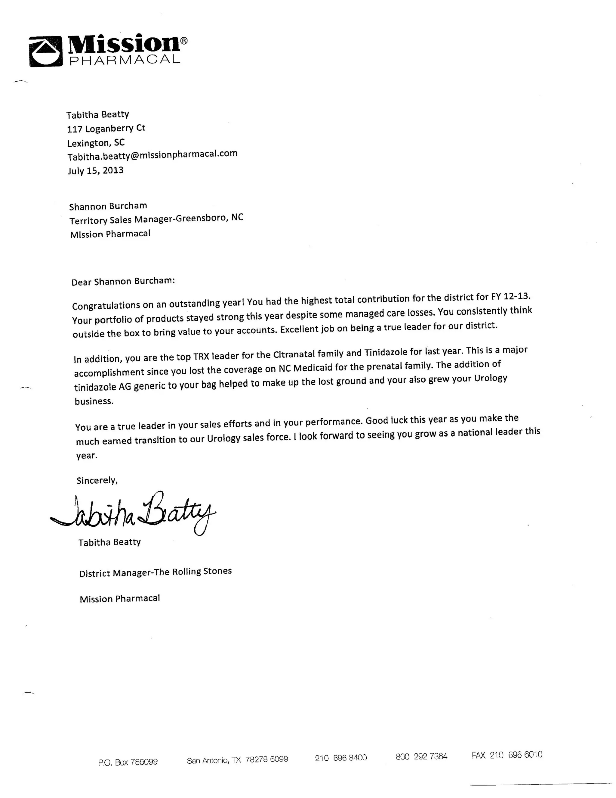 Pinnacle recommendation letters | PDF