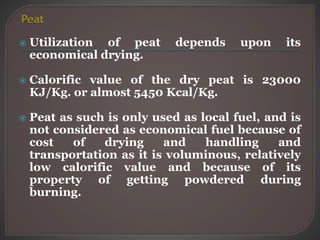 fuel and combustion(solids, coal and its types) | PPTX