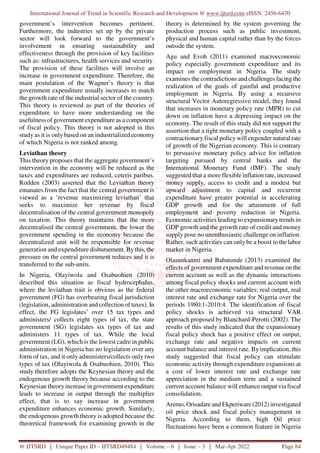 Effect of Government Spending on the Nigerian Education | PDF