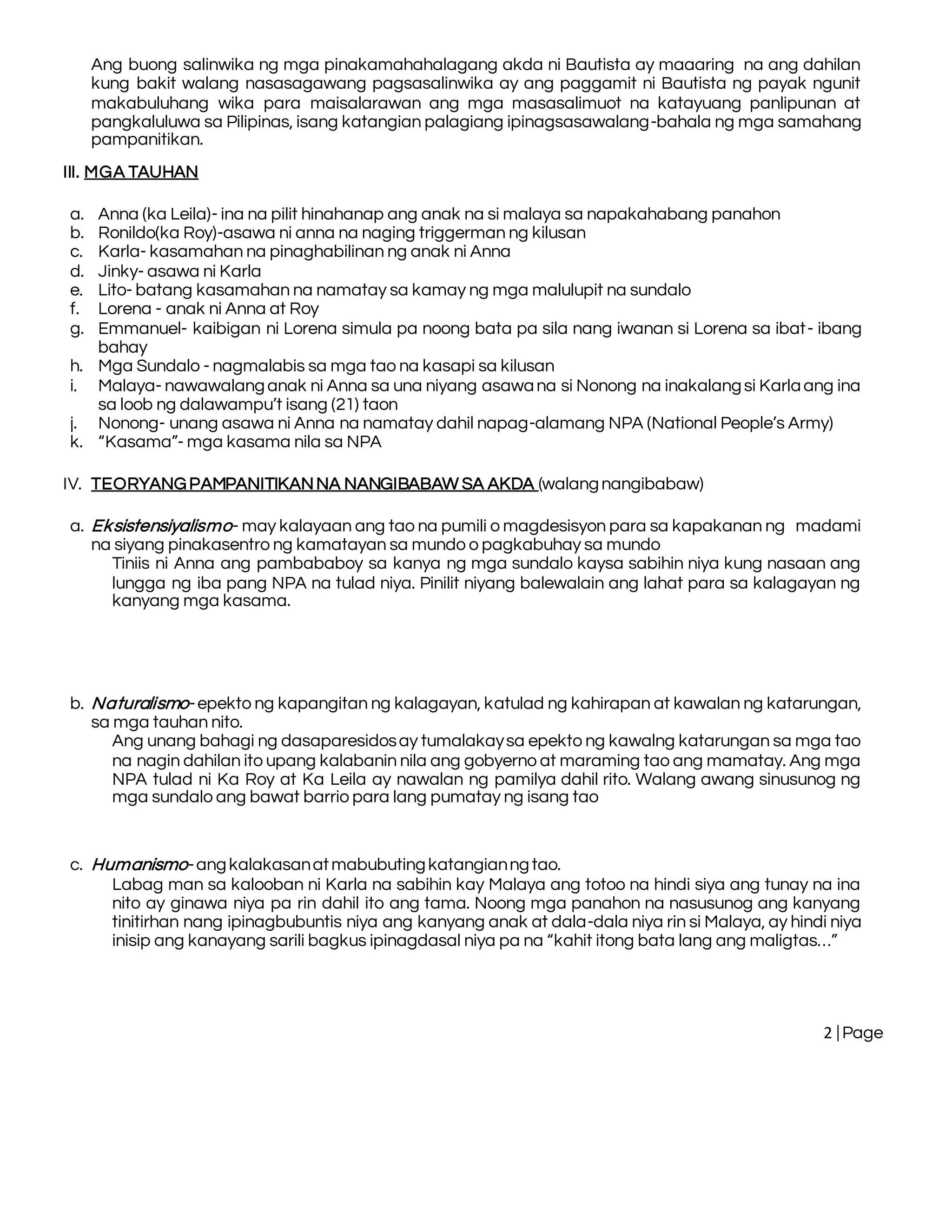 Desaparesidos | DOCX