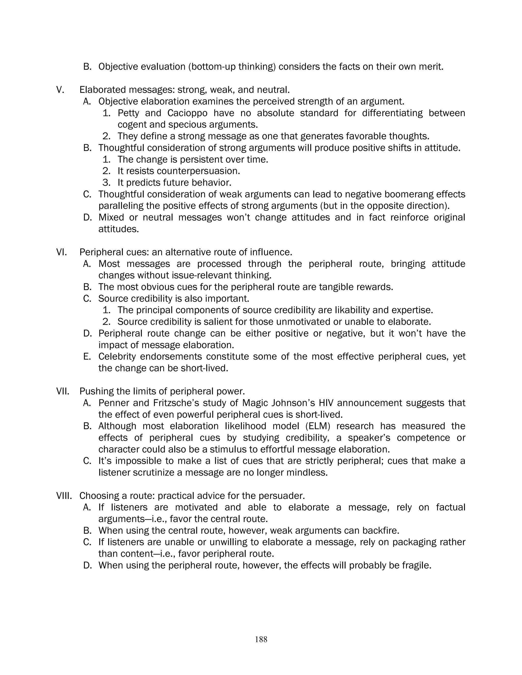 15 elaboration likelihood model | PDF