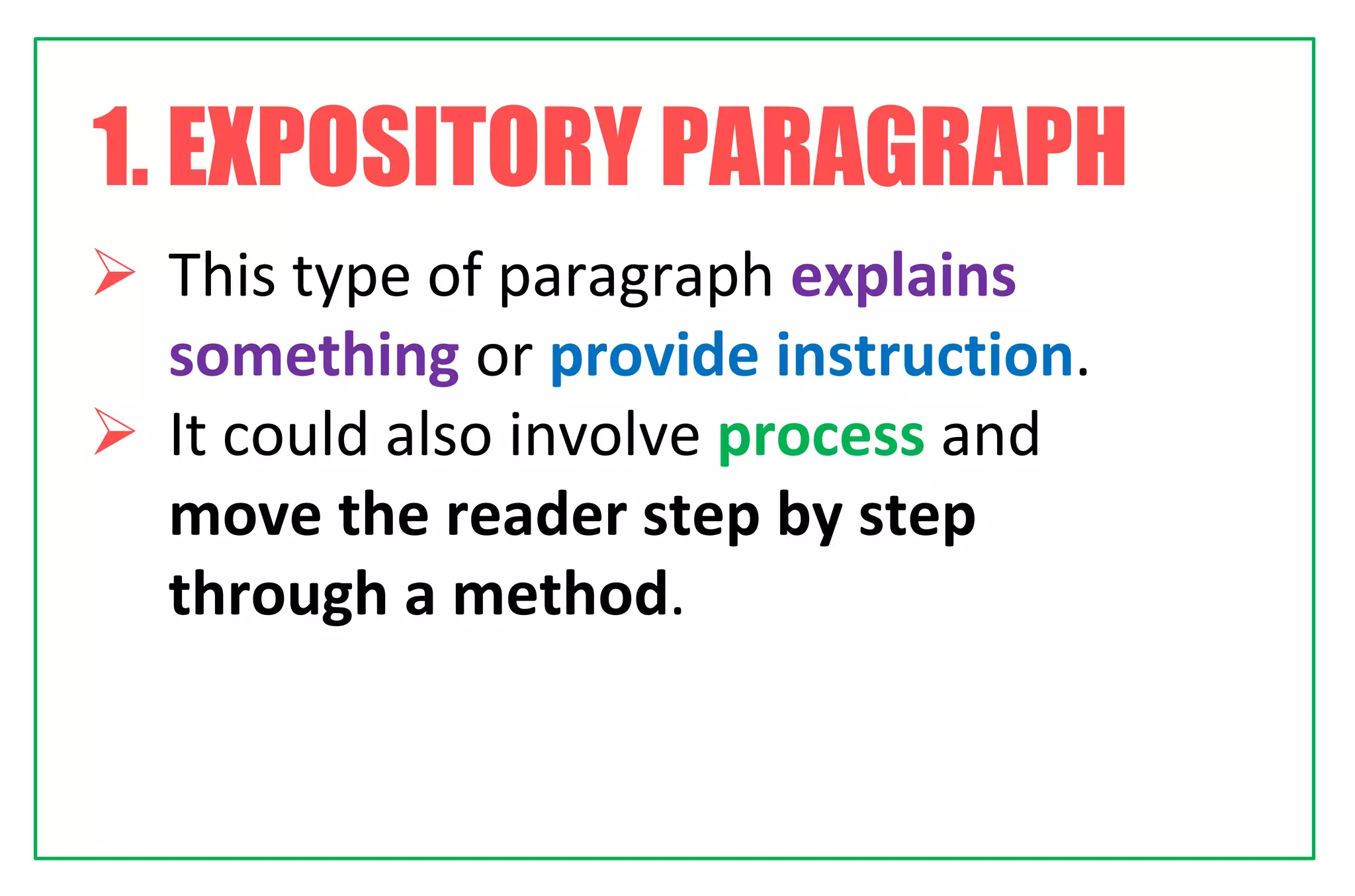 English 7_Q1 (Features, Kinds, and Parts of a Paragraph).pptx
