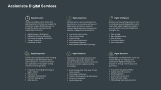 Accionlabs Digital Services for Data, Integration, Experience ...