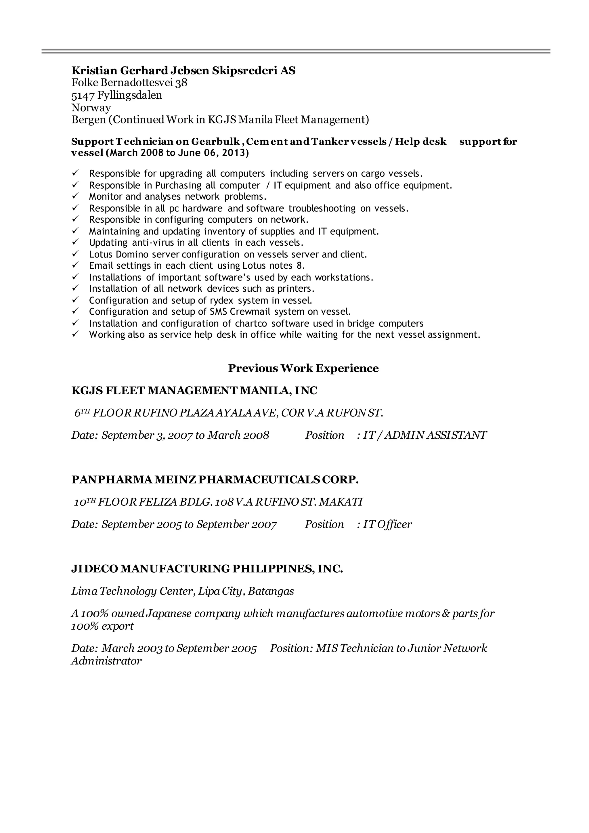 RRB Revised CV | PDF