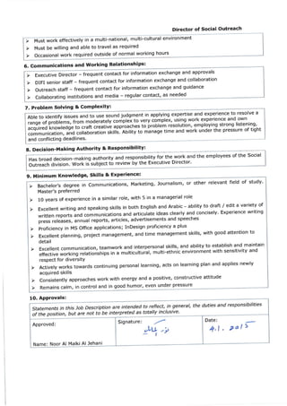 Director of Social Outreach | PDF