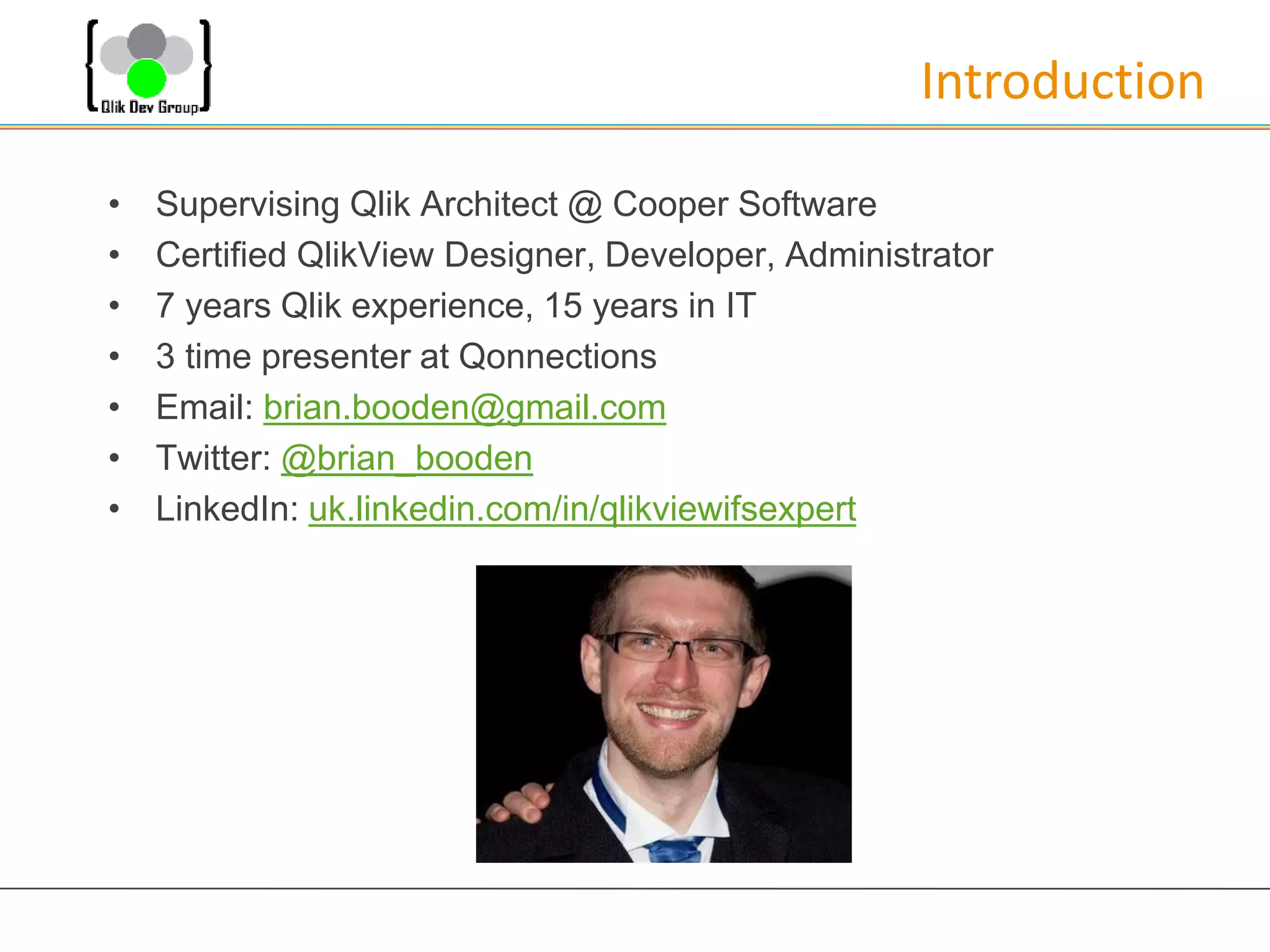 Qlik Dev Group - Hexagonal Binning | PPTX