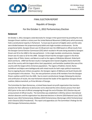 Georgia-Parliamentary-Election-Final-Report-3 | PDF