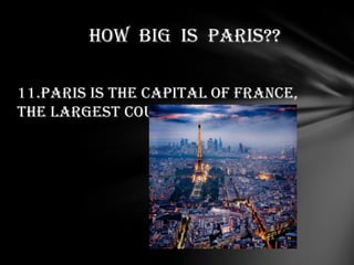 15 fabulous facts about paaaaaaaaaaris | PPT