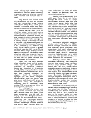 Petani Kecil adalah Kunci Pembangunan Pertanian dan Ketahanan Pangan | PDF