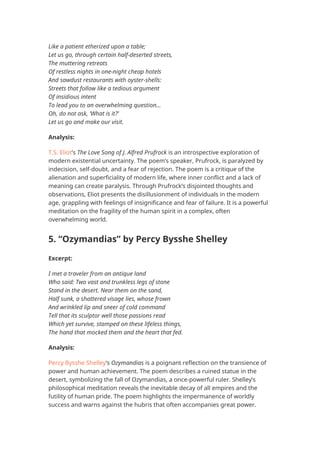 15 Famous Poems About Life Philosophy You May Be Interested In.docx