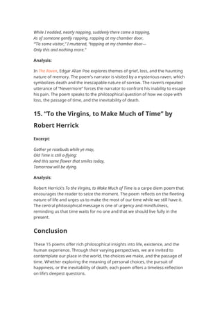 15 Famous Poems About Life Philosophy You May Be Interested In.docx