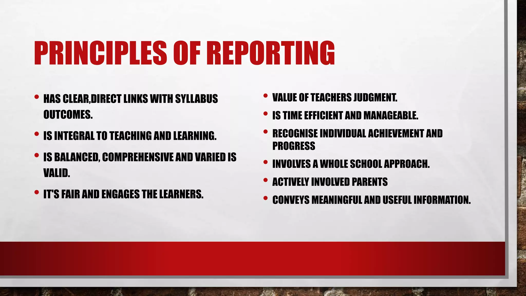 Reporting Test Results to Parents | PPTX